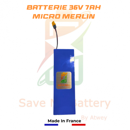 36V 7Ah Micro Merlin battery - Save My Battery